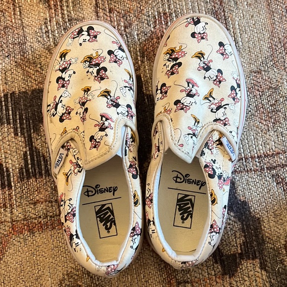 Vans | Shoes | Rare Disney Mini Mouse Vans | Poshmark